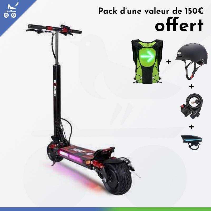 Electrical Scooter Hero S8 + 1 Accessory Pack Offered – PIE TECHNOLOGIE